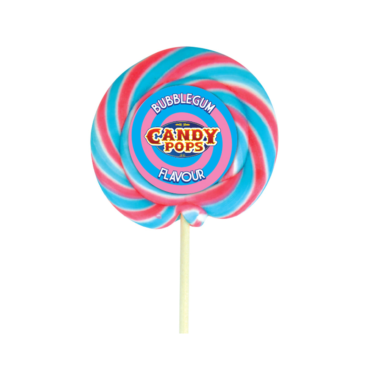 Candy Pops Traditional Bubblegum Wheel Lollipops 75g — The Sweet Store