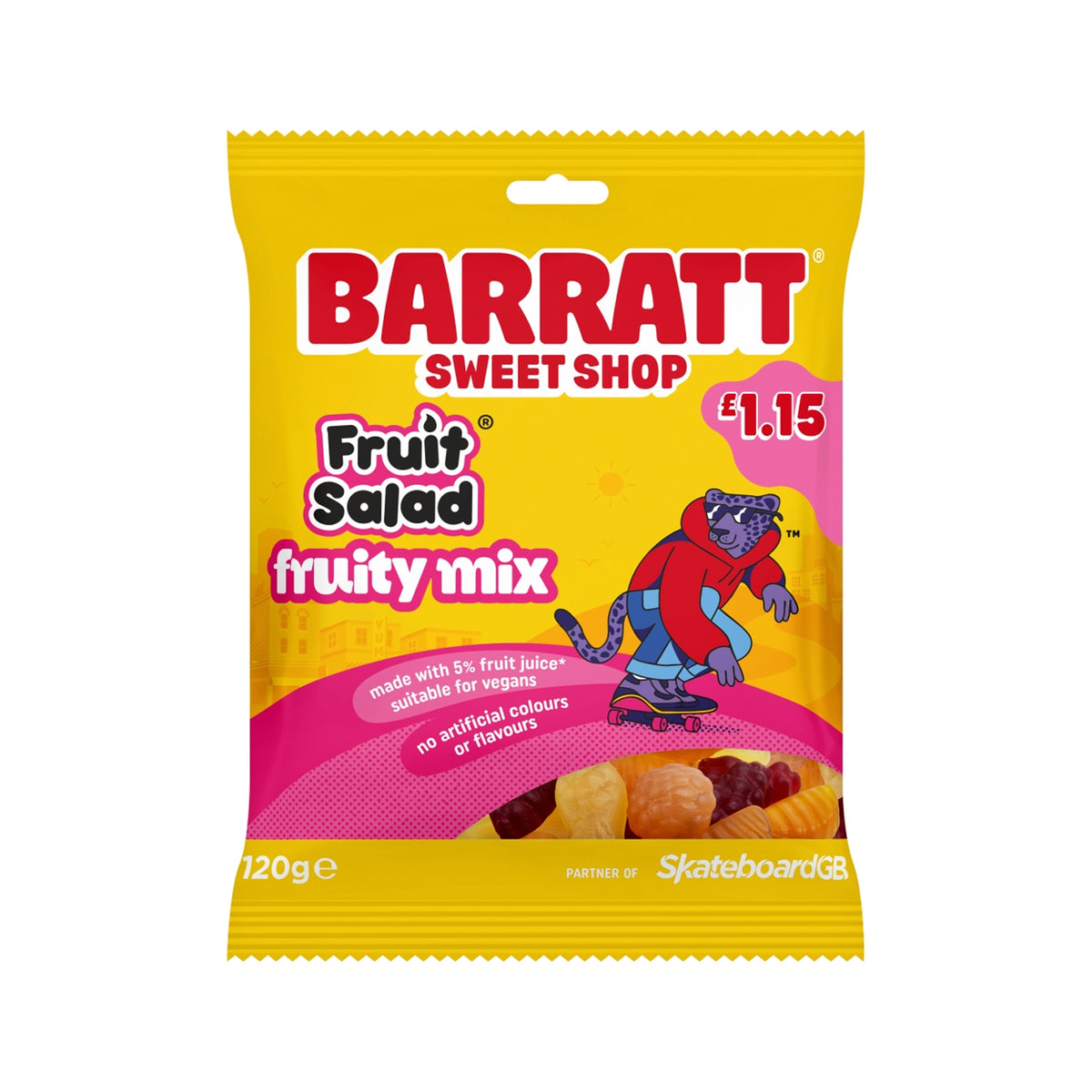 Barratt Sweet Shop Fruit Salad Fruity Mix 120g — The Sweet Store