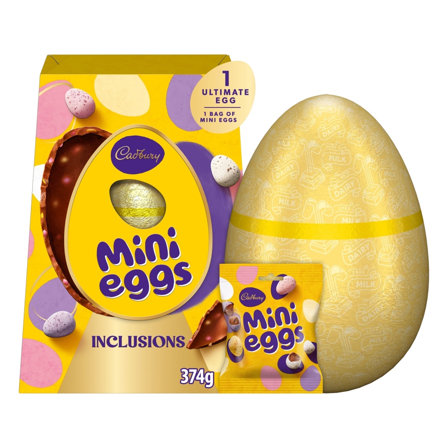 Cadbury Mini Eggs Ultimate Chocolate Easter Egg 374g — The Sweet Store