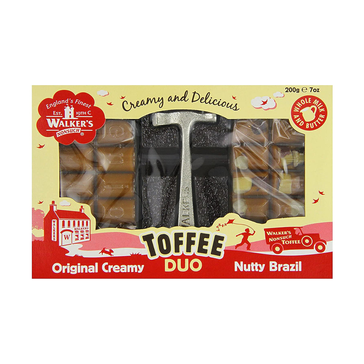 Walker's Nonsuch Toffee Duo Hammer Pack 200g — The Sweet Store