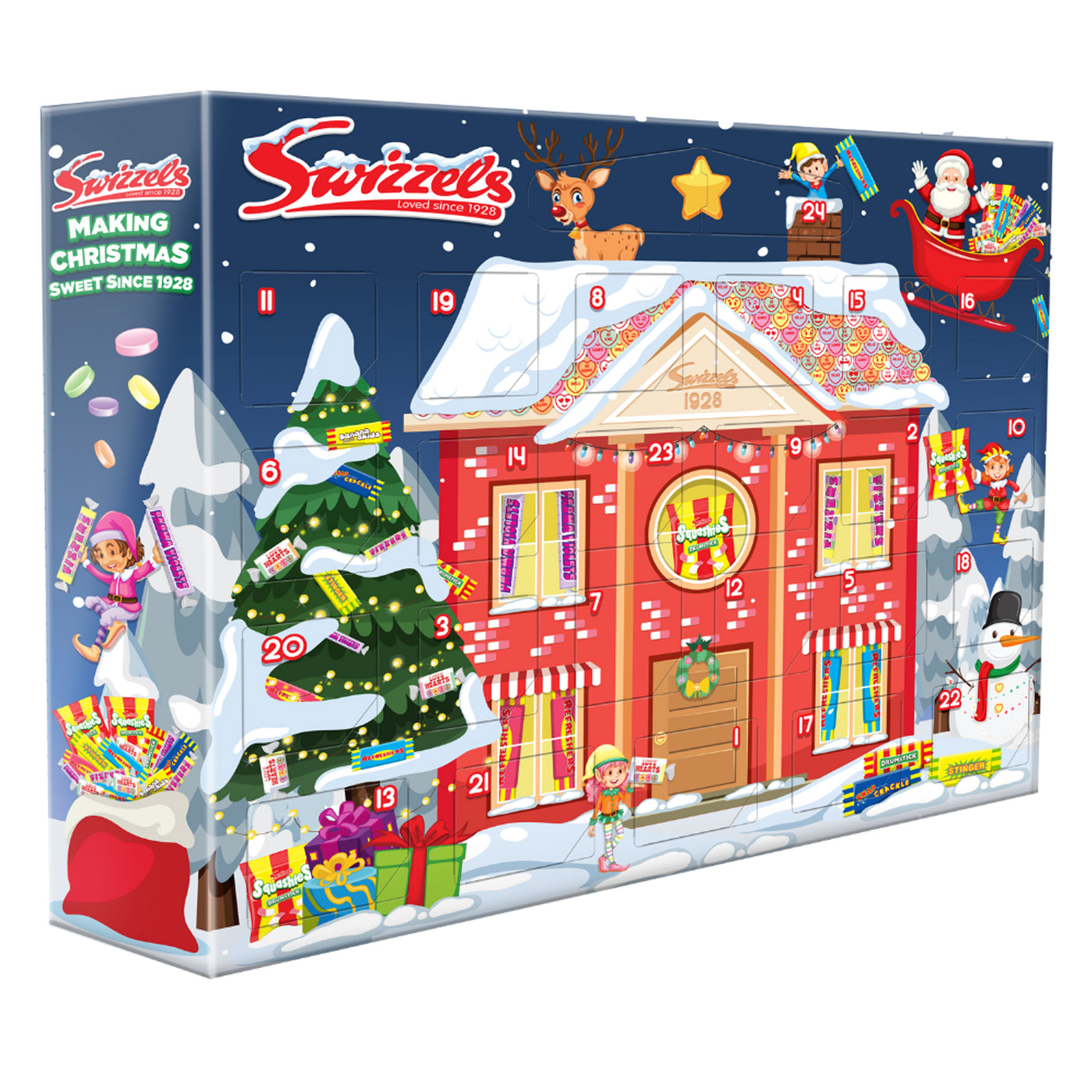 Swizzels Sweet Shop Advent Calendar 220g — The Sweet Store